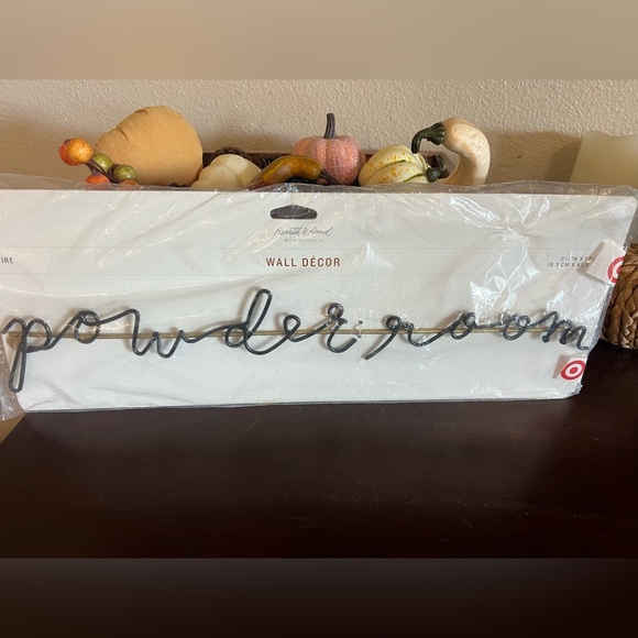 Hearth & Hand | Accents | Hearth Hand Powder Room Door Sign Bathroom ...